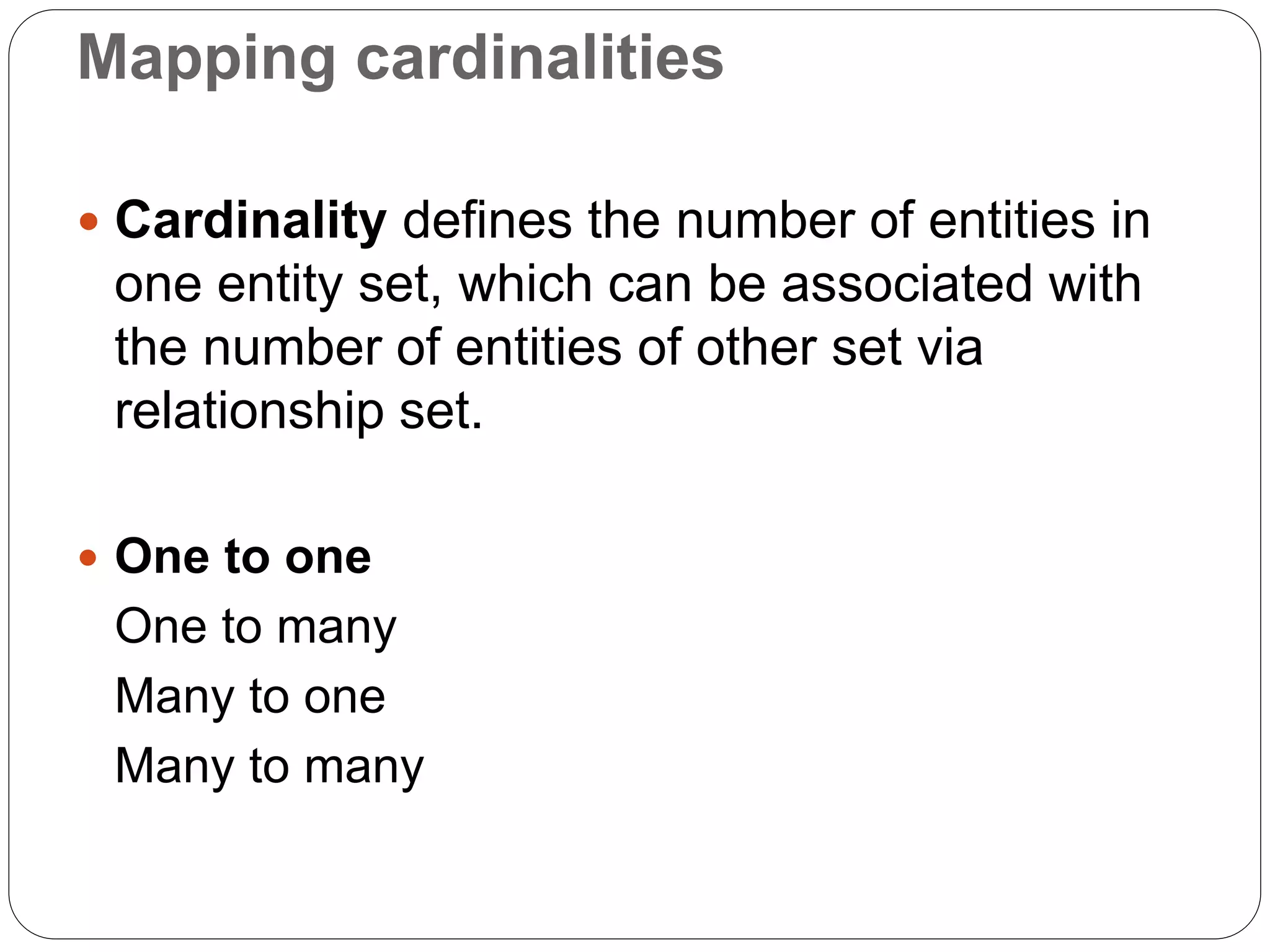 Er diagrams presentation | PPTX