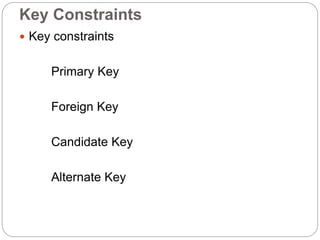 Er diagrams presentation | PPTX