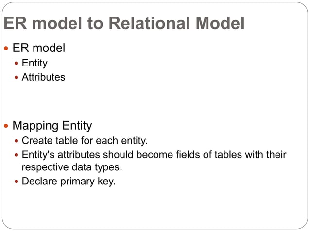 Er diagrams presentation | PPTX