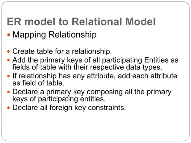 Er diagrams presentation | PPTX