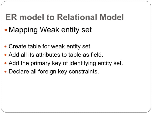 Er diagrams presentation | PPTX
