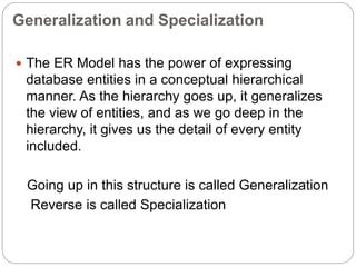 Er diagrams presentation | PPTX