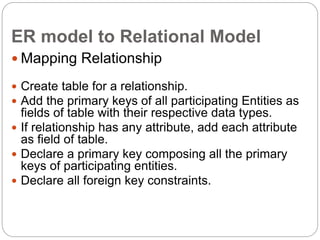 Er diagrams presentation | PPTX