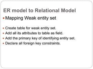 Er diagrams presentation | PPTX