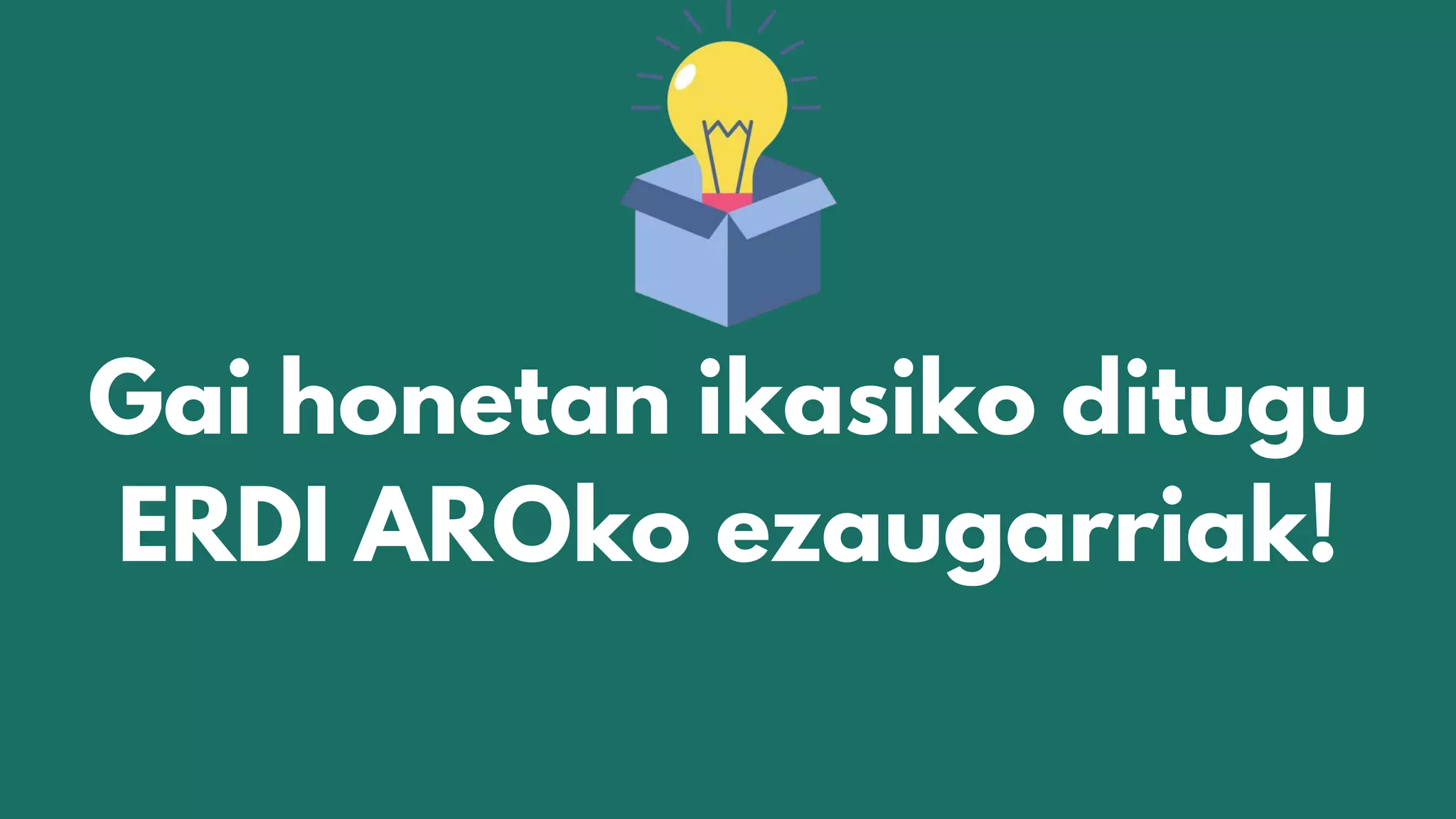 Erdi aroa | PPT