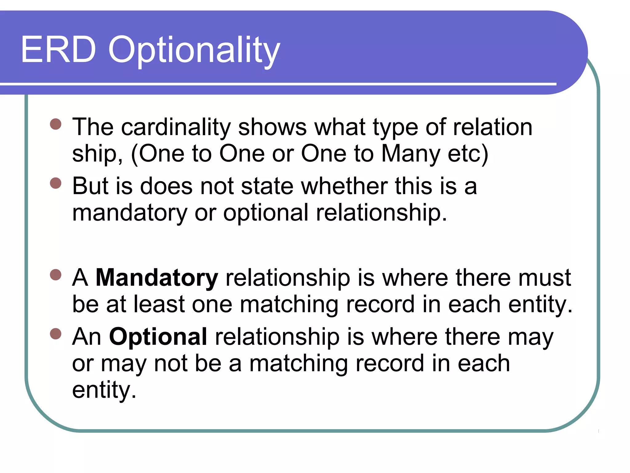 Erd optionality | PPT