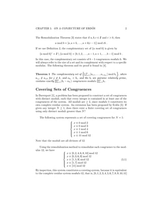 On a Conjecture of Erdös | PDF
