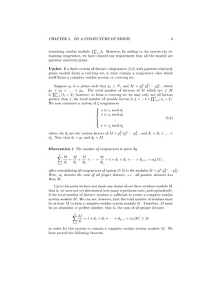 On a Conjecture of Erdös | PDF