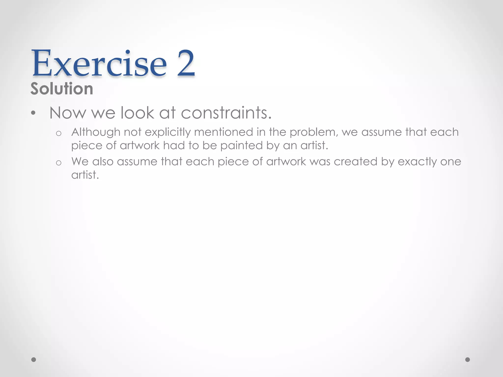 Erd practice exercises | PPTX