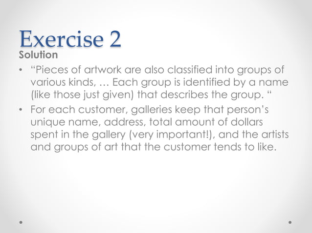 Erd practice exercises | PPTX