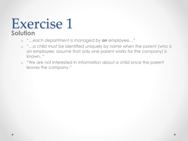 Erd practice exercises | PPTX