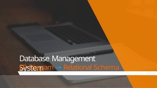 erd to relational schema in DBMS of module 1 | PPT