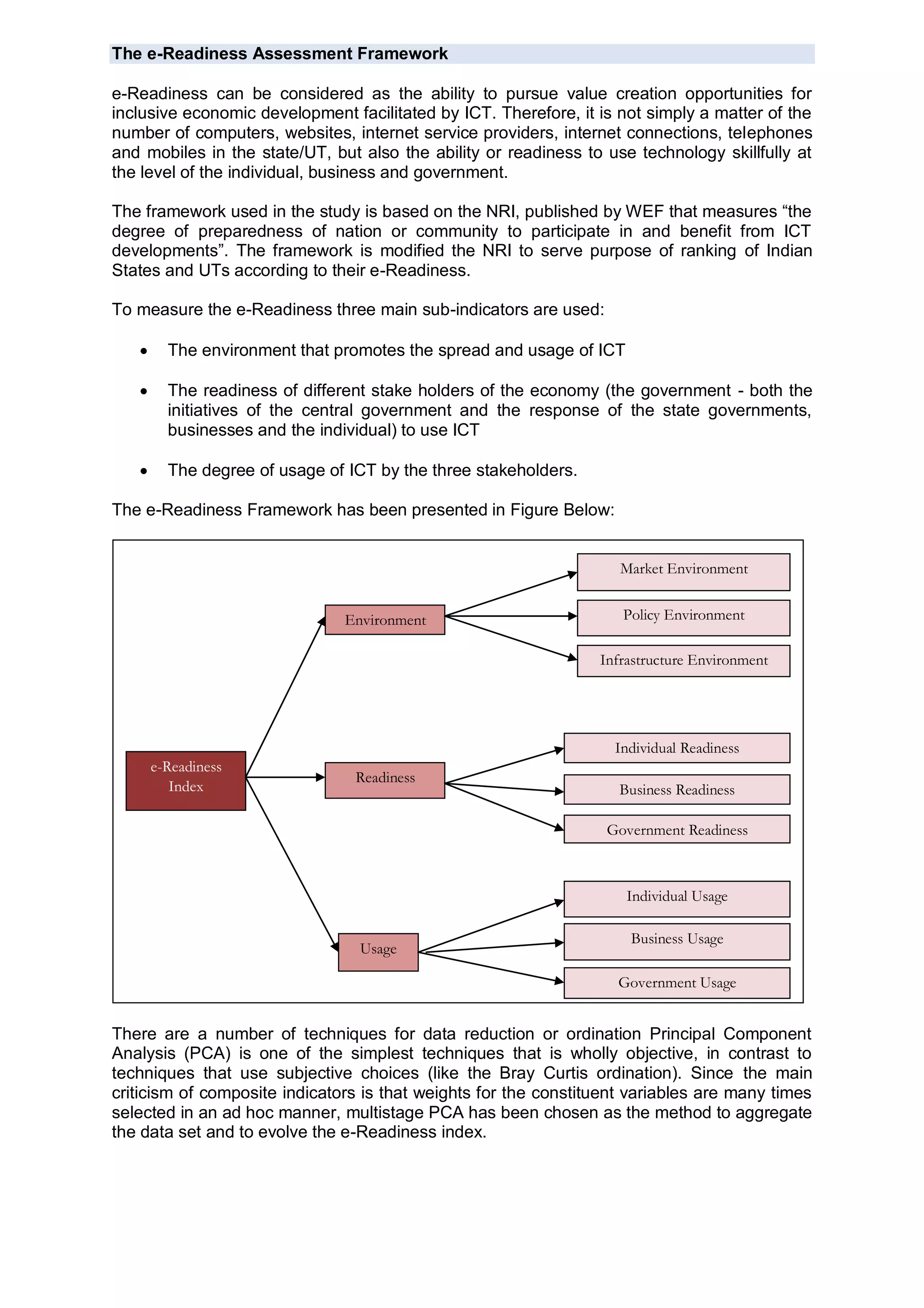E readiness assessment framework | PDF