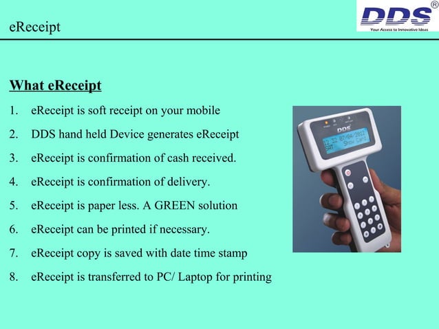 E receipt - | PPT | Consumer Electronics | Technology & Computing
