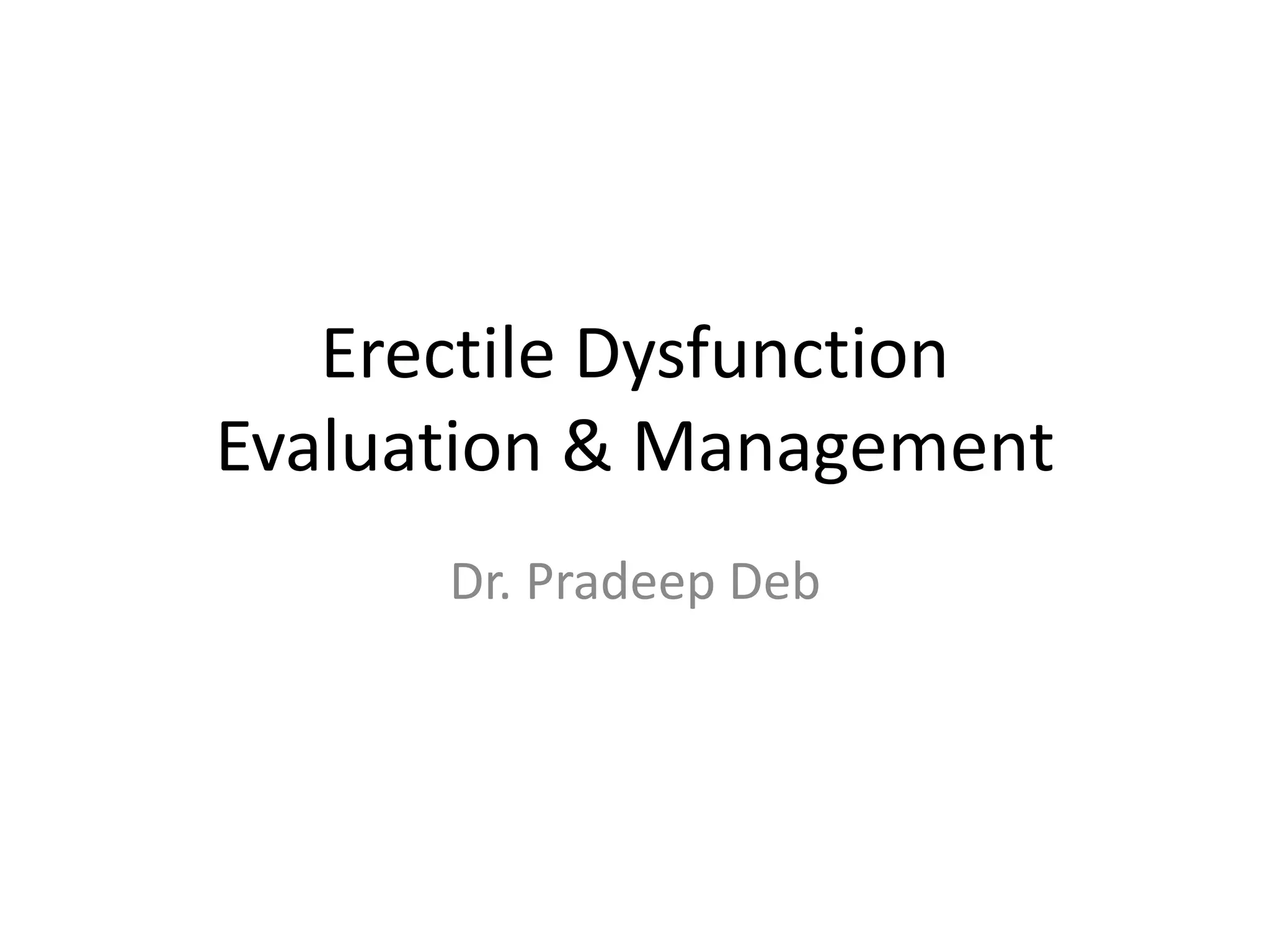 Erectile dysfunction | PPT