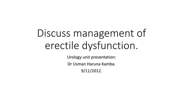 management of Erectile Dysfunction.pptx