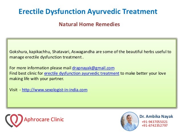 Erectile Dysfunction Ayurvedic Treatment Ed Natural Remedies