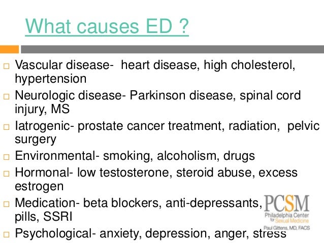 What Causes Ed 5 Common Causes Treatment Physical