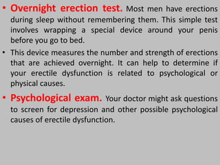 Erectile dysfunction (ed) | PPTX