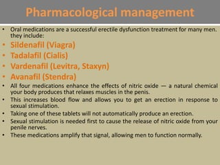 Erectile dysfunction (ed) | PPTX