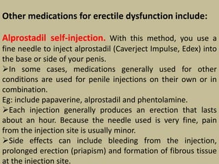 Erectile dysfunction (ed) | PPTX