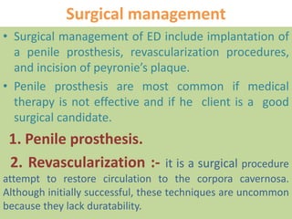 Erectile dysfunction (ed) | PPTX