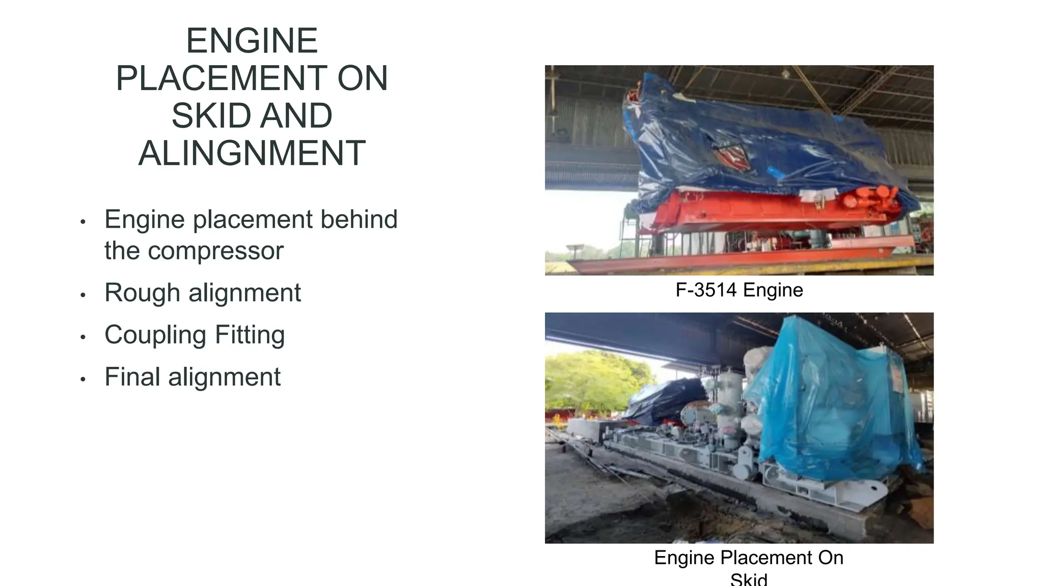 Erection and commissioning of the new compressor package.pptx