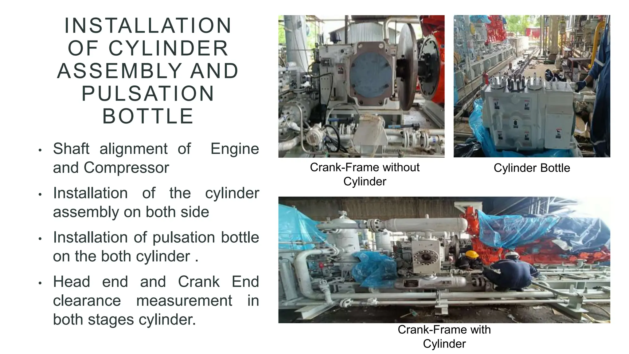 Erection and commissioning of the new compressor package.pptx