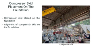 Erection and commissioning of the new compressor package.pptx