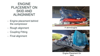 Erection and commissioning of the new compressor package.pptx