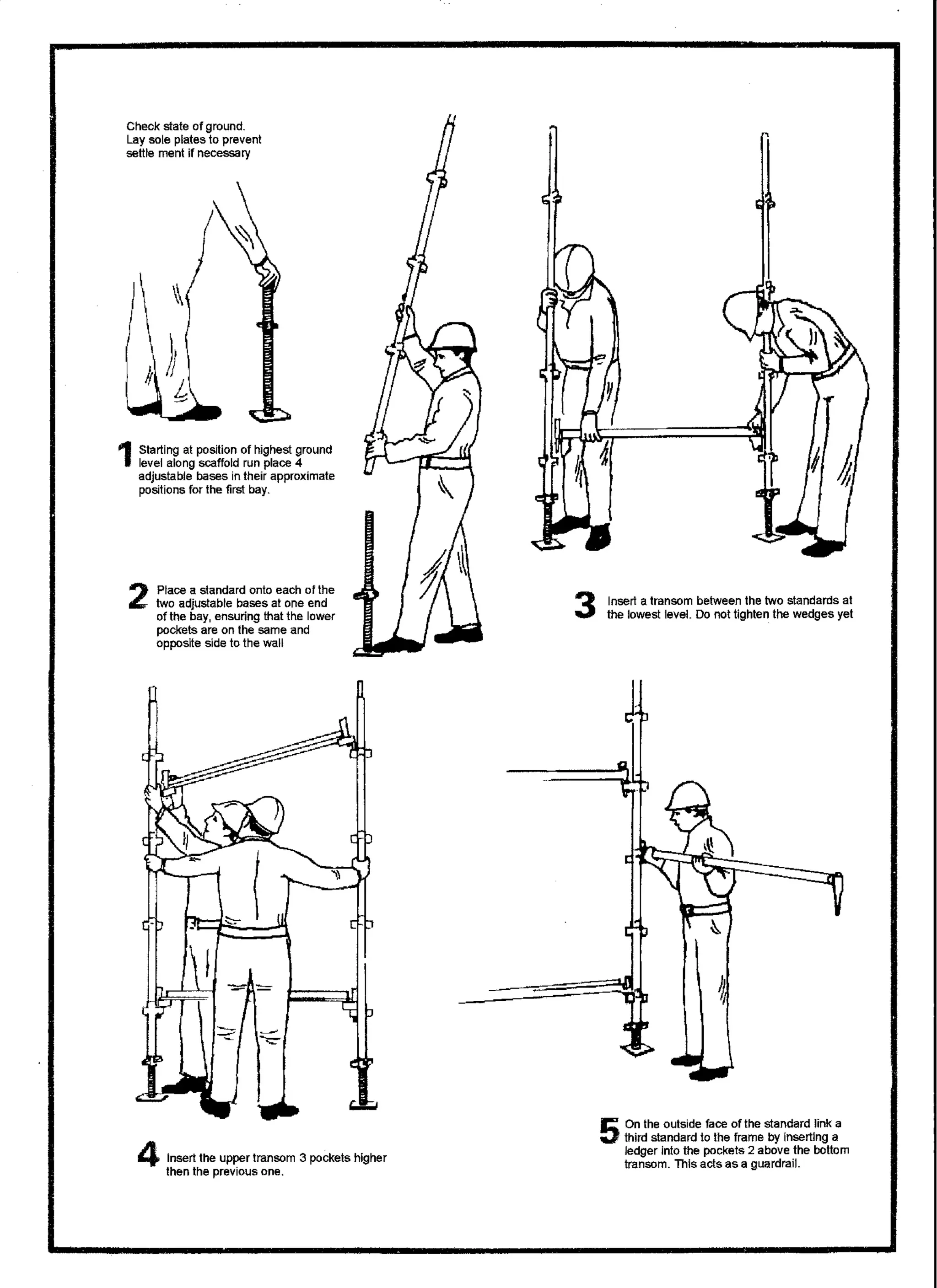 Scaffolding Erection Guide | PDF