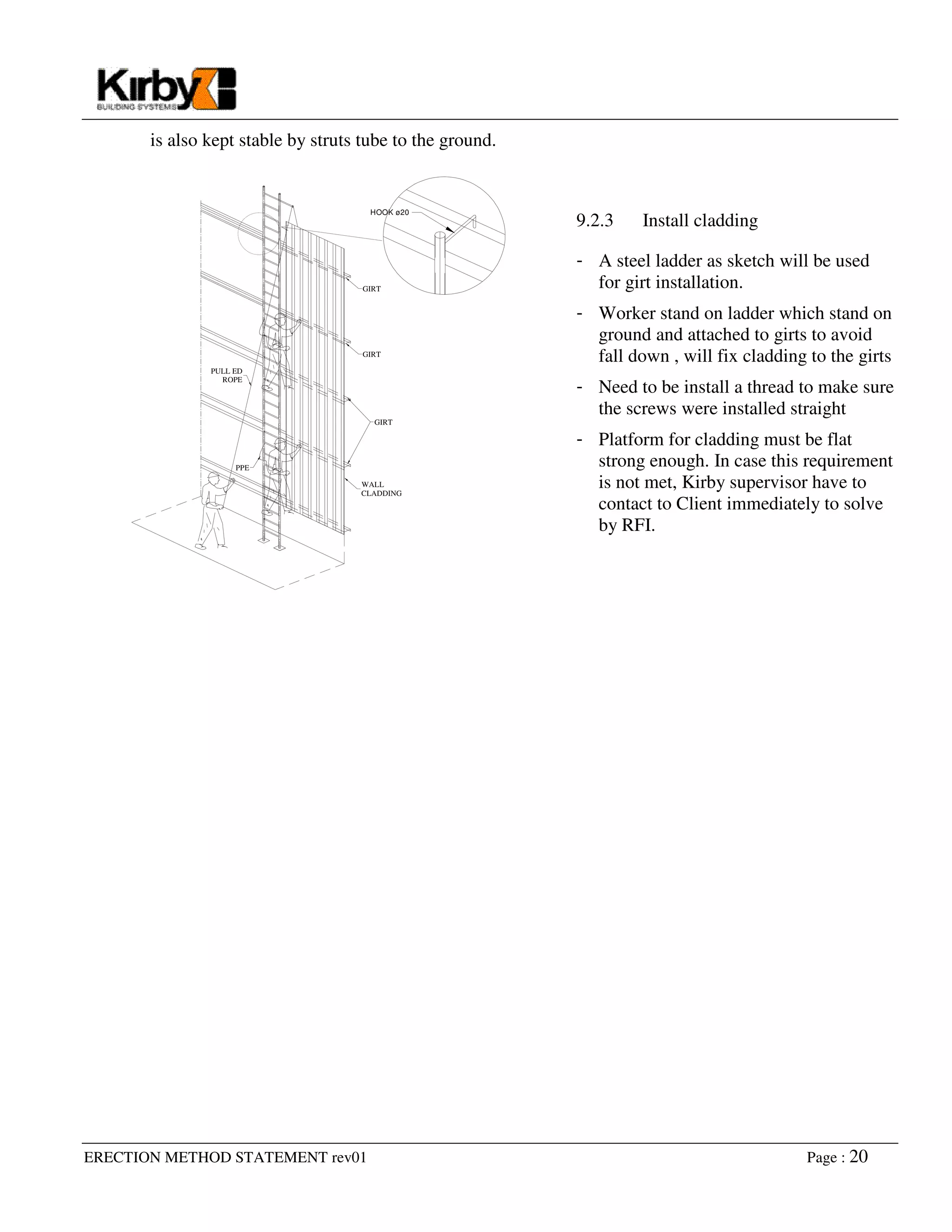 Erection method statement | PDF