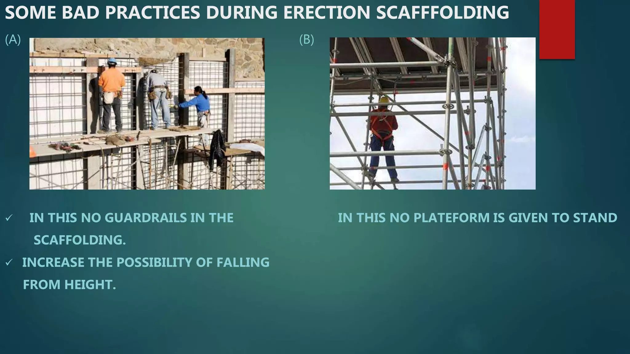 Erection of scaffolding | PPTX