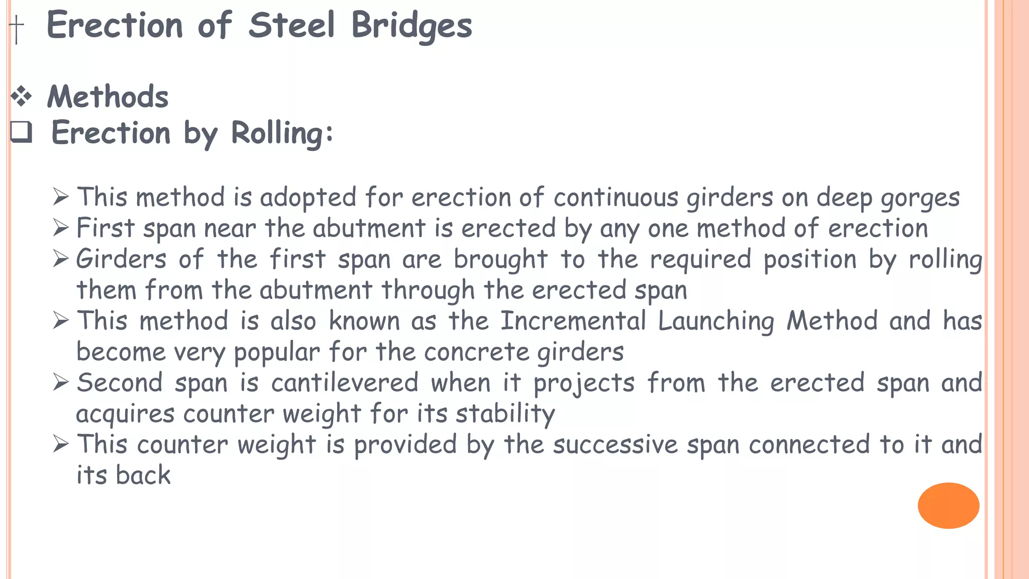 Erection of steel Structure | PPTX