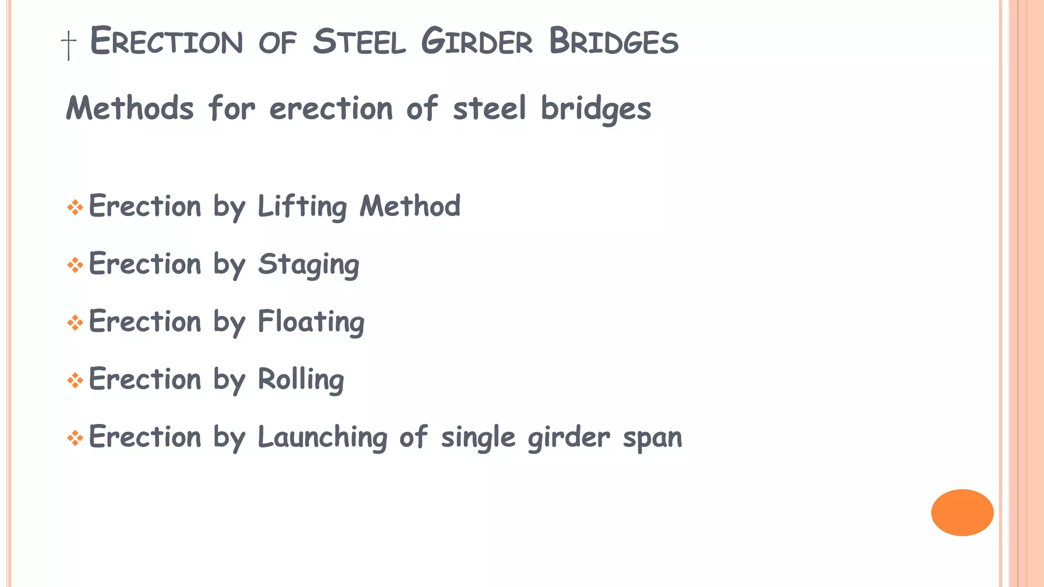 Erection of steel Structure | PPTX