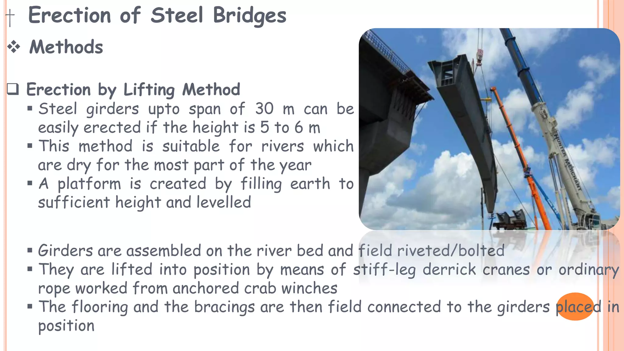 Erection of steel Structure | PPTX