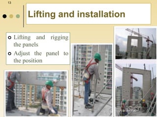 Erection of structural components in precast constructions | PPTX