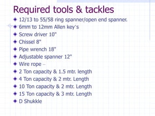 Erection steps of ACW pumps1111111111.ppt