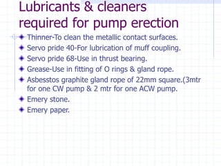 Erection steps of ACW pumps1111111111.ppt