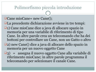 Ereditarietà E Polimorfismo | PPT