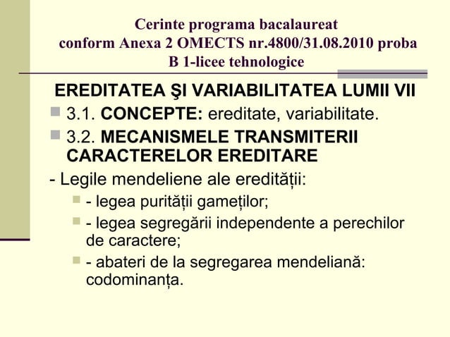 Ereditatea si variabilitatea_lumii_vii | PPT