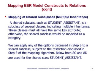 Er & eer to relational mapping | PPT