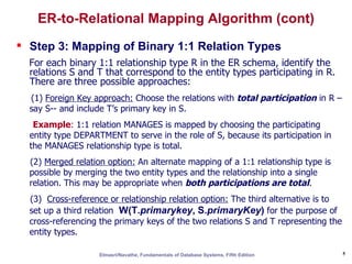 Er & eer to relational mapping | PPT