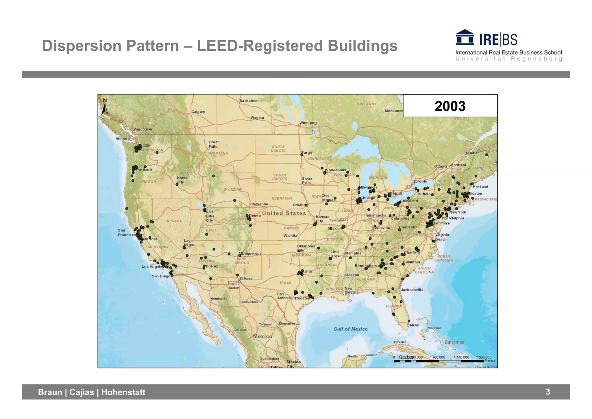Green diffusion - determining the diffusion of green building in the US ...