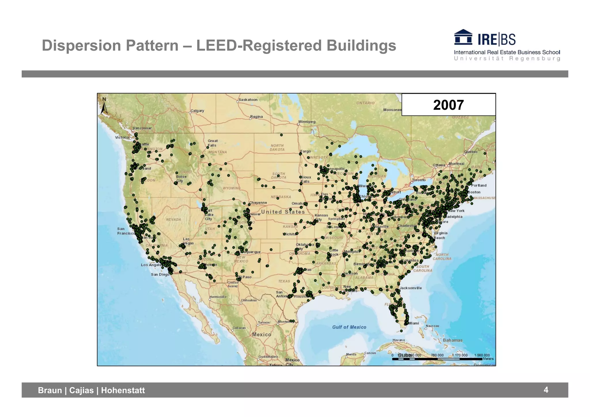 Green diffusion - determining the diffusion of green building in the US ...