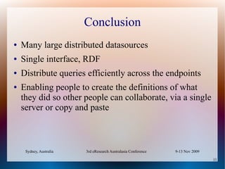 Customisable cross-database Bio2RDF queries | PPT