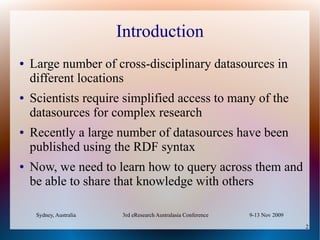 Customisable cross-database Bio2RDF queries | PPT