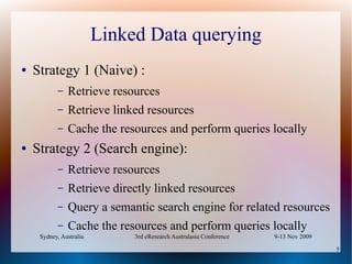 Customisable cross-database Bio2RDF queries | PPT