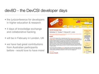 Supporting Developers, Supporting Research | KEY | Cloud Computing ...