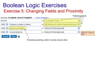 Eresearch strategies | PPT